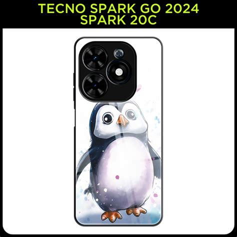 Стеклянный чехол на Tecno Spark Go 2024 Spark 20c Текно Спарк Го 2024 Спарк 20c с принтом