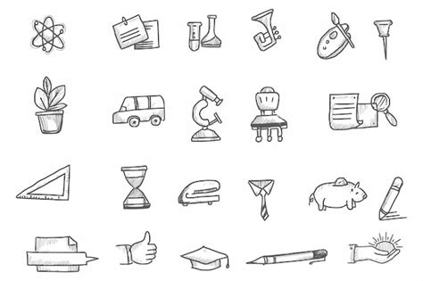 Main Dessiner La Conception De Jeu Dicônes De Croquis Doodle Vecteur