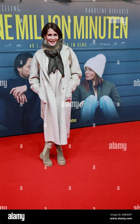 01232024 Berlin Germany Anja Kling Attends The World Premiere