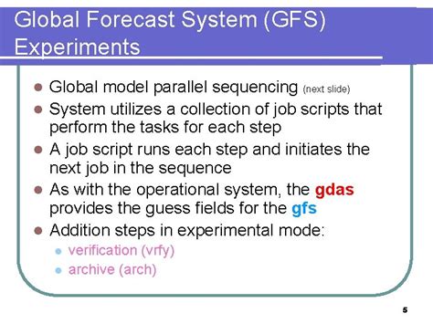 running global model parallel experiments july 15 th