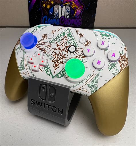 Zelda Totk Rgb Led Glow In The Dark Custom Pro Controller For The