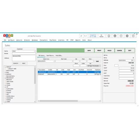Shop Excel Billing Software At Rs 14999 Billing Software For Pc In