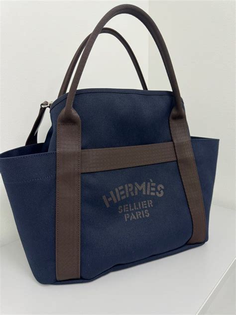 Hermes Canvas Bag Luxury Bags And Wallets On Carousell