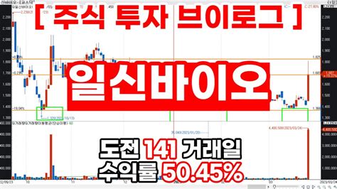 일신바이오 주가 전망 주식 투자 브이로그 Youtube