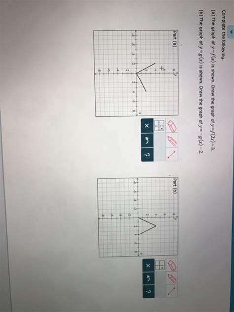 Solved Complete The Following A The Graph Of Y X Is Chegg
