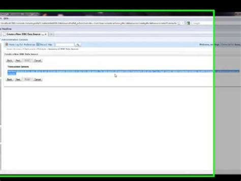 Weblogic Jdbc Connection Mp4 YouTube