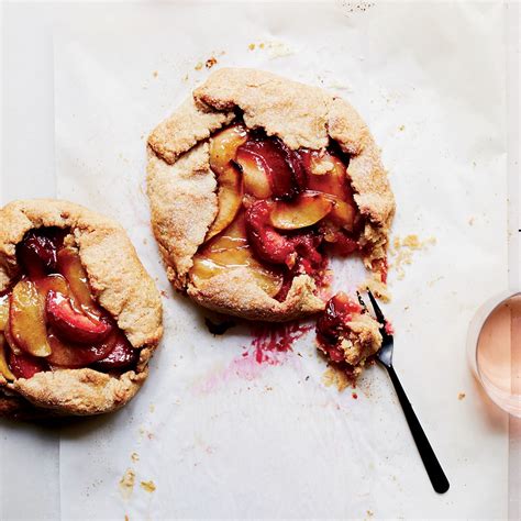 Apple Plum Tarts With Rye Cornmeal Crust Recipe Recipes Apple