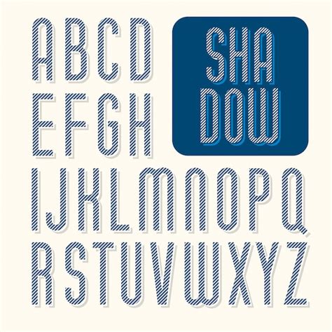 Premium Vector Letter Font Design Vector