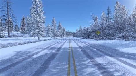 Ats Paket Von Verbesserungen Für Den Winter Mod Von Grimes V 10 Mods Mod Für American Truck