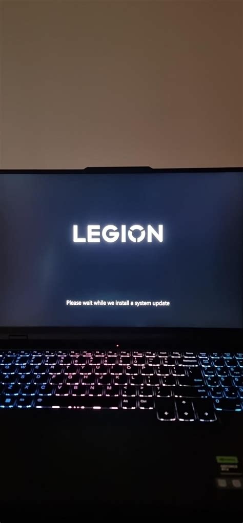 Stuck On Please Wait While We Install A System Update R Lenovolegion