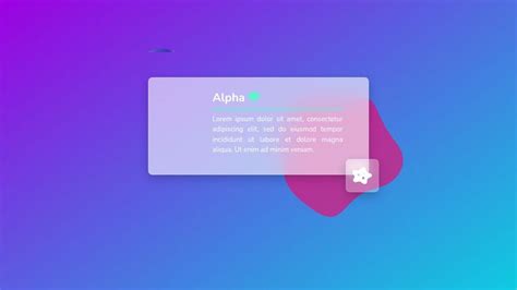 Jelly Card Glassmorphism Bootstrap 5