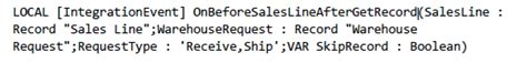 Eventrequest Report 5753 “get Source Documents” Sales Line