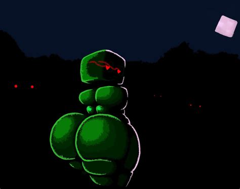 Rule 34 Ass Creeper Diamondtears Glowing Eyes Heart Eyes Minecraft
