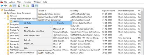 Import ScaleGrid SSL Certificate In Microsoft Windows