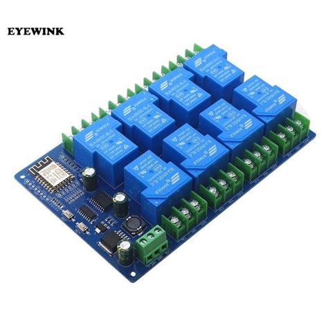 DC7 28 5V Power Supply ESP8266 WiFi 8 Channel 30A Relay Module ESP