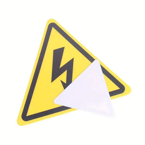 2pcs 危険 高電圧 電気 警告 安全 ラベル サイン デカール ステッカー Temu Japan
