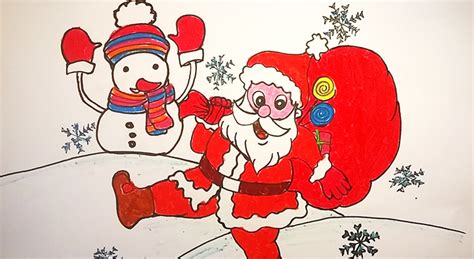Hướng Dẫn Cách Vẽ Tranh Noel đơn Giản Tại Nhà Cho Trẻ