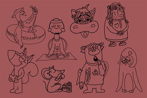 Stickerpack Character Design Behance