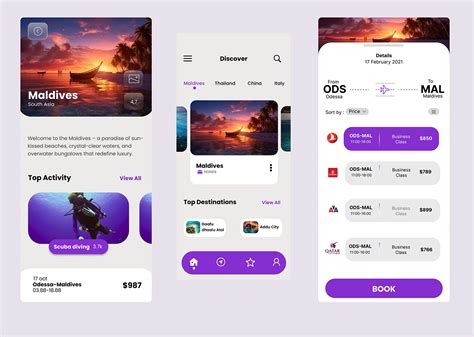 Travel App Uipresentation On Behance