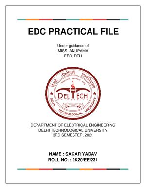 ECE Lab Manual Complete Notes On Forward And Reverse Bias Characteristics DELHI