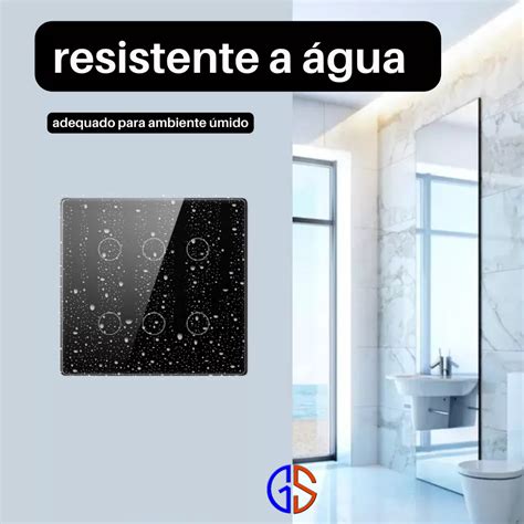 Interruptor Inteligente Zigbee x de botões Preto Ekaza Tuya Loja Geek Smart Soluções