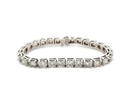 14kt White Gold Diamond Tennis Bracelet Provident Jewelry