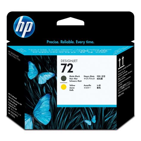 C9384A Печатающая головка №72 матовая черная и желтая HP DesignJet T610 ...