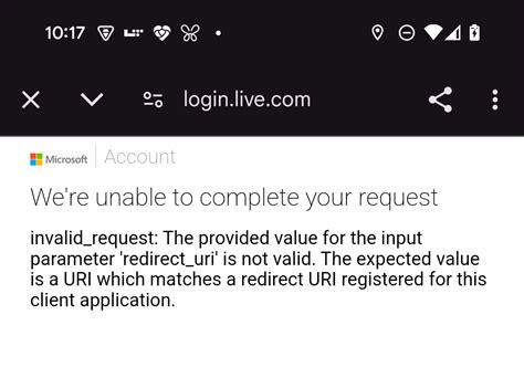 Azure Net Maui Browser Delegated Authentication Redirect Url Invalid
