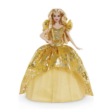 Новые новогодние куклы Барби Holiday Barbie 2020 в «золотых» платьях ...