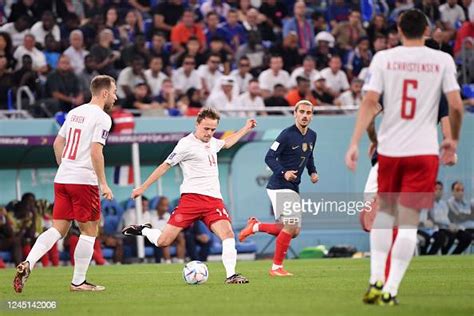 14 Mikkel Damsgaard During The Fifa World Cup Group D Match Between