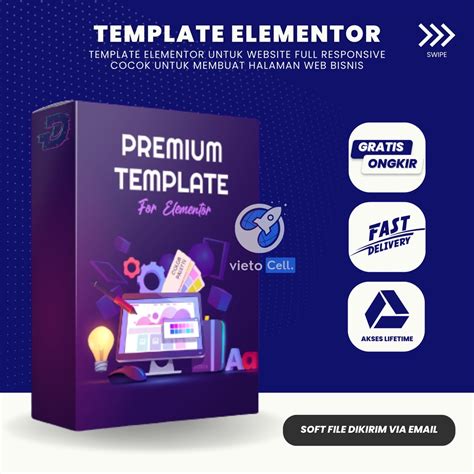 Jual Template Premium Elementor Total 500 Desain Landing Page Format