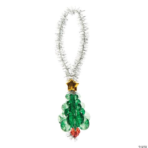 Beaded Tree Christmas Ornament Craft Kit Oriental Trading