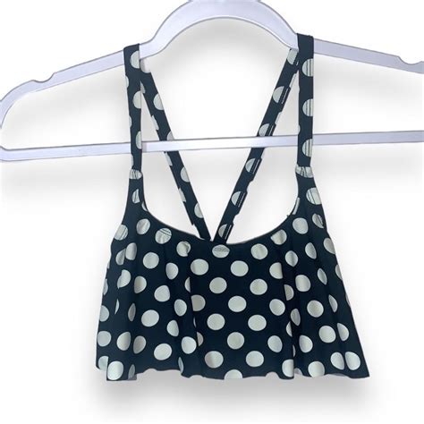 Ruby Love Black And White Polka Dot Period Bikini Siz Gem