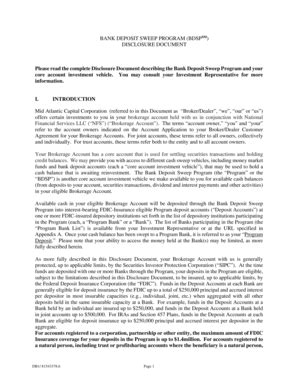 Fillable Online BDSP Disclosure Document 10 27 15 FINALdocx Fax Email
