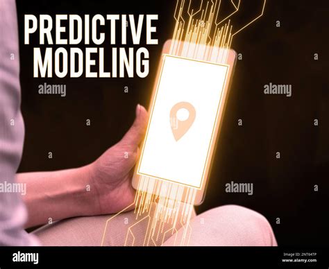 Hand Writing Sign Predictive Modeling Conceptual Photo Maintenance Hand Writing Sign Predictive Modeling Conceptual Photo Maintenance