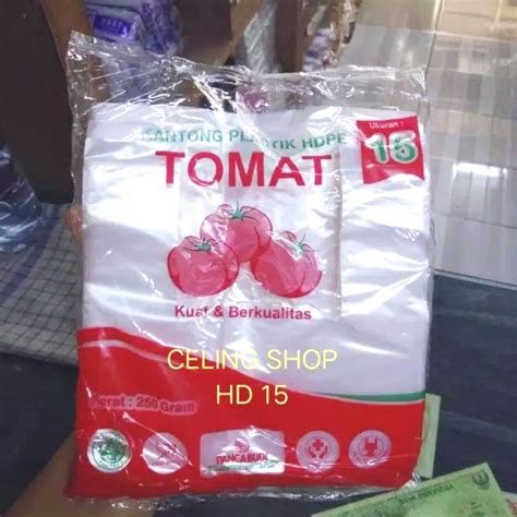 Kantong Plastik TOMAT HD15 KRESEK ASOI BENING KECIL Uk15 Uk 15 Lazada