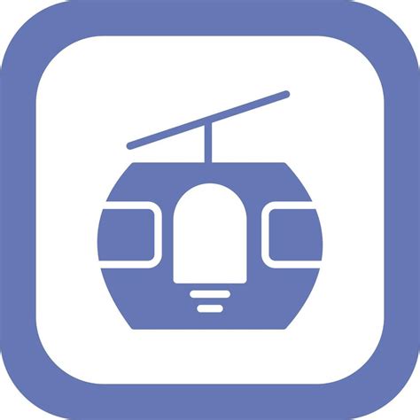 Cable Car Cabin Vector Icon 20504174 Vector Art At Vecteezy
