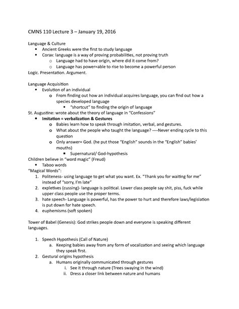 cmns 110 lecture 3 ΓÇô jan cmns 110 lecture 3 january 19 2016