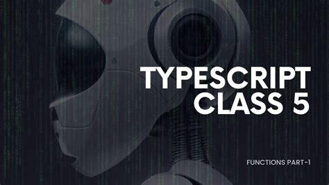 Functions In Typescript Part 1 Panaverse Class Youtube