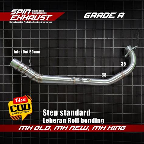 Jual Leheran Knalpot 35 38 50 MX Old MX New MX King Step Standard