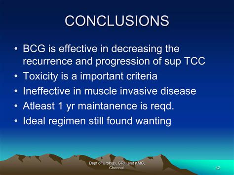 Bcg For Bladder Carcinoma Ppt