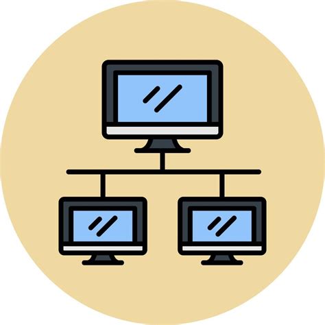 Computer Networks Vector Icon 20321280 Vector Art At Vecteezy
