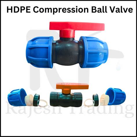 Pp Hdpe Compression Ball Valve Valve Size 1 Inch At ₹ 180piece In Mumbai