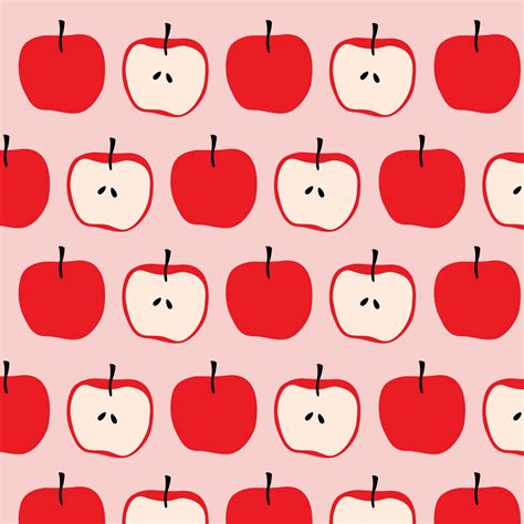 Download Fruit Background Of Pattern Of Red Apples