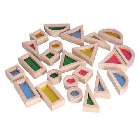 Fafeicy Blocs De Construction En Bois Blocs De Construction Acryliques
