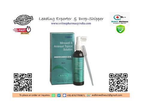 Androanagen Minoxidil And Aminexil Solution At ₹ 1065 Bottle Skin And Hair Care Products In
