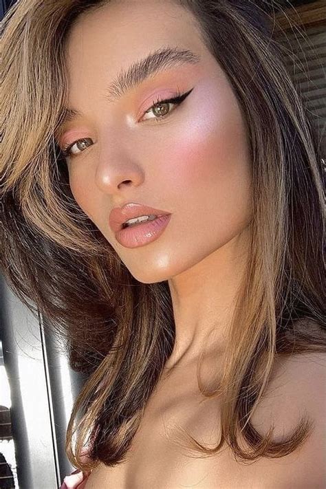 30 Natural Glowy Makeup Look Ideas Макияж