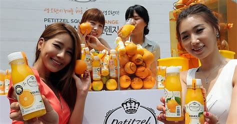 진짜 生오렌지 주스 쁘띠첼 스퀴즈 오렌지