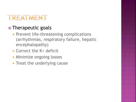 Hypokalemia Diagnosis And Management Ppt