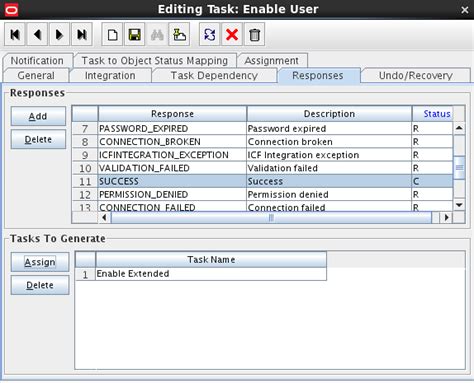 Oracle Stack Set A Process Task To Trigger Off Another